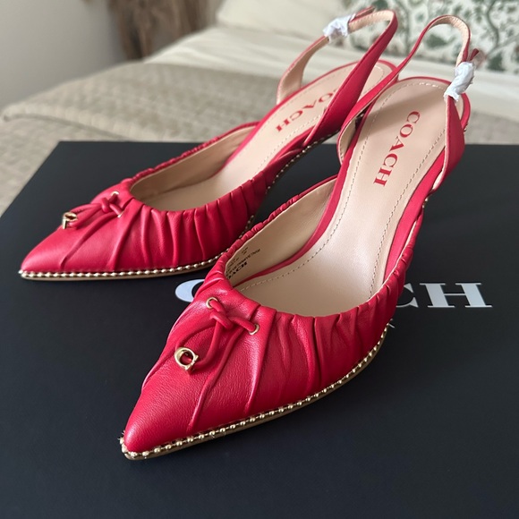 Coach | Shoes | Coach Wionna Candy Apple Pump | Poshmark